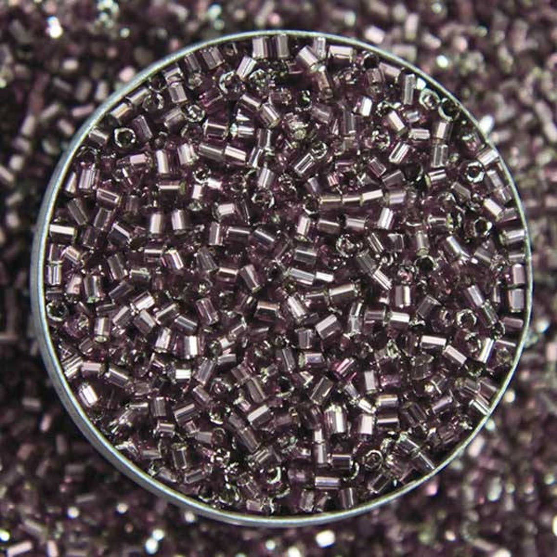 Hex Cut Glass 15/0 Hexagon Cut Seed Beads Loose Spacer Beads for ...
