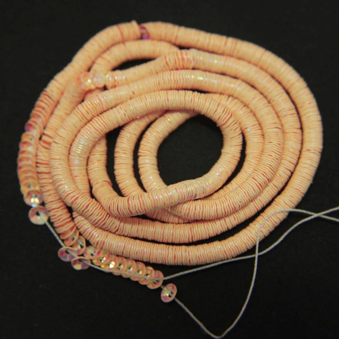 4MM Bowl Shape Sequins Strand (1300 Sequins/string)-emb2029- 1 String ...