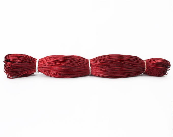 5 Yards 3 Mm Red Braided Cord, Braided Cord, Soutache Cord, Wholesale ...