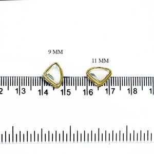 9x11mm Silver Color Diamond Shape Kundan Stones-embks5433 - Etsy