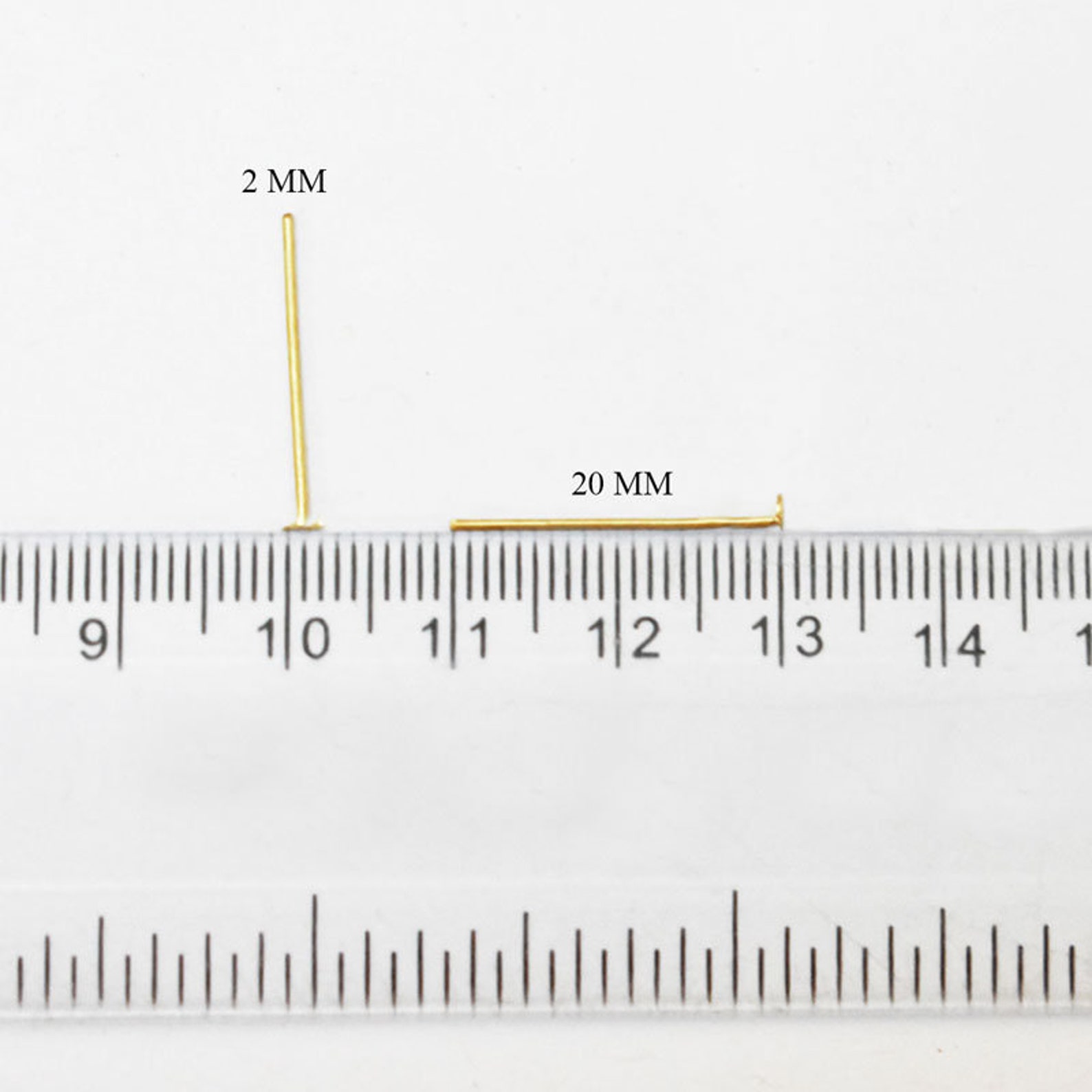 Head Pins /Flat Brass Head Pins /Head Pins for jewelry making | Etsy