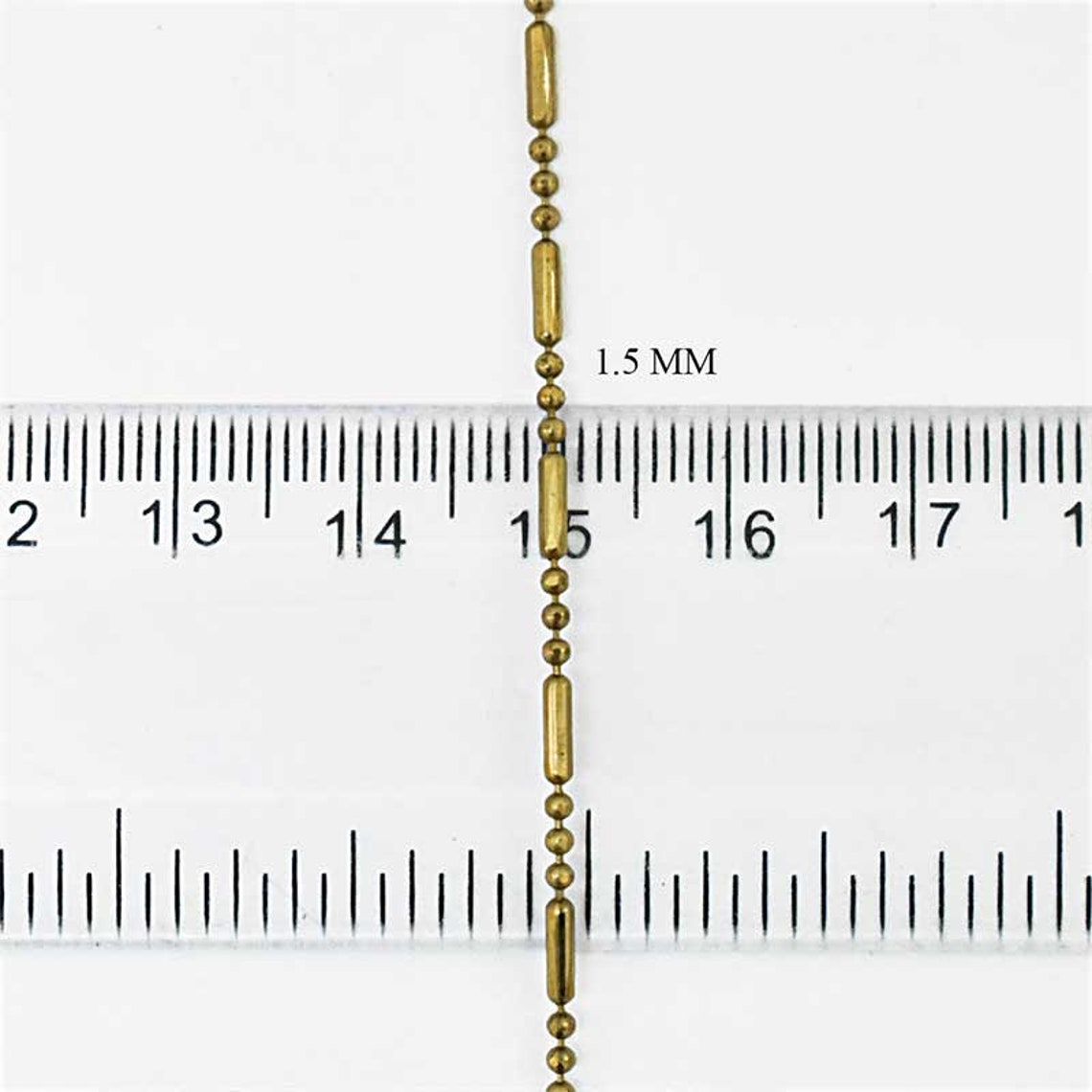 Ball Bar Chainbar Bead Ball Chain Brass Ball Bar Chains | Etsy
