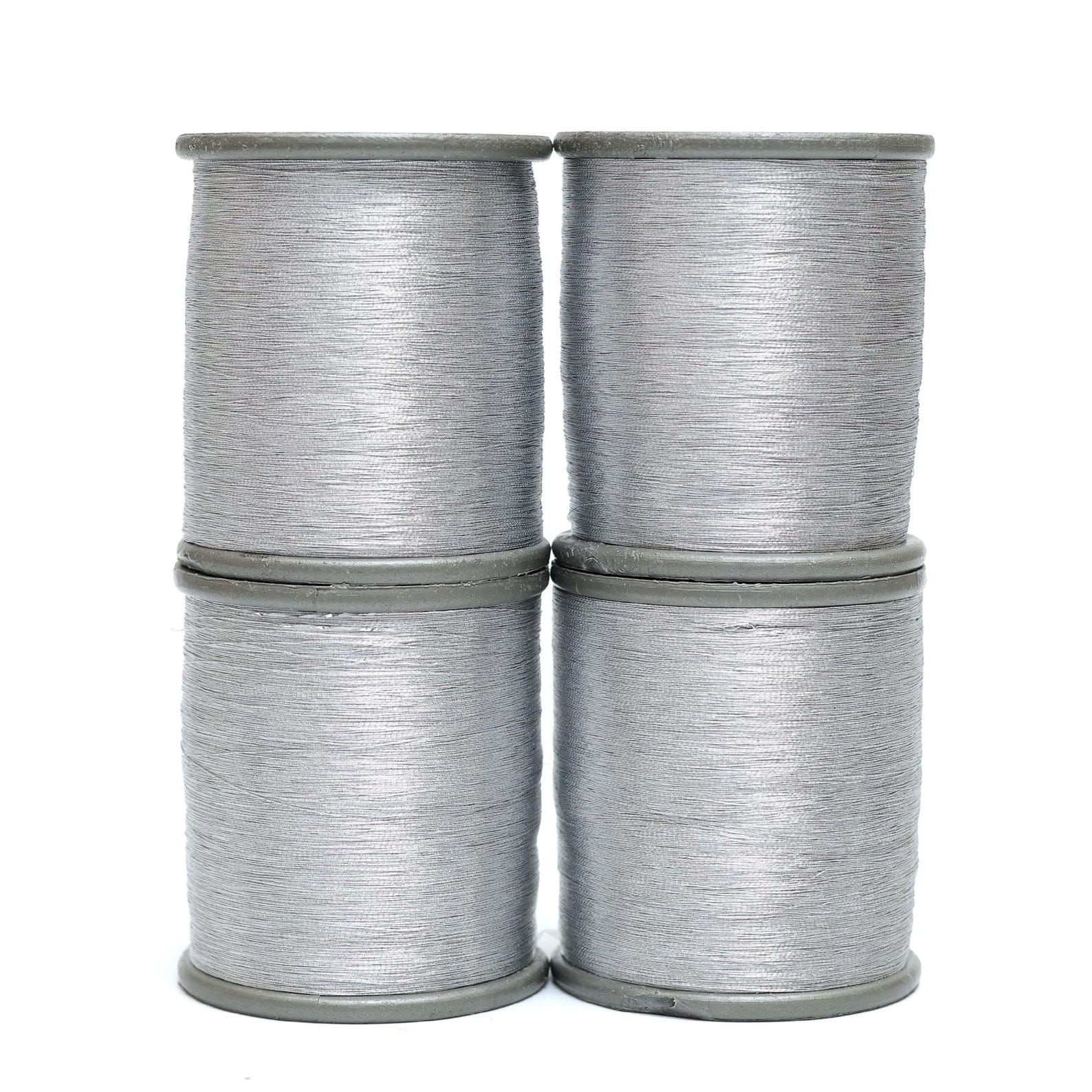 Zari Thread Metallic Floss Yarn Hand Machine Embroidery Artwork Sewing ...