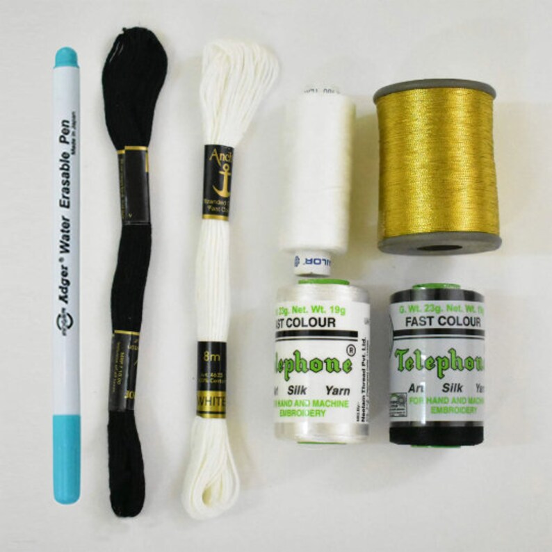 Embroidery Kit to Practice Aari, Zardosi, Tambour & Luneville Hand ...