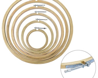 Wooden Embroidery Hoops Stitching Hoop Wooden Hoops&stands | Etsy