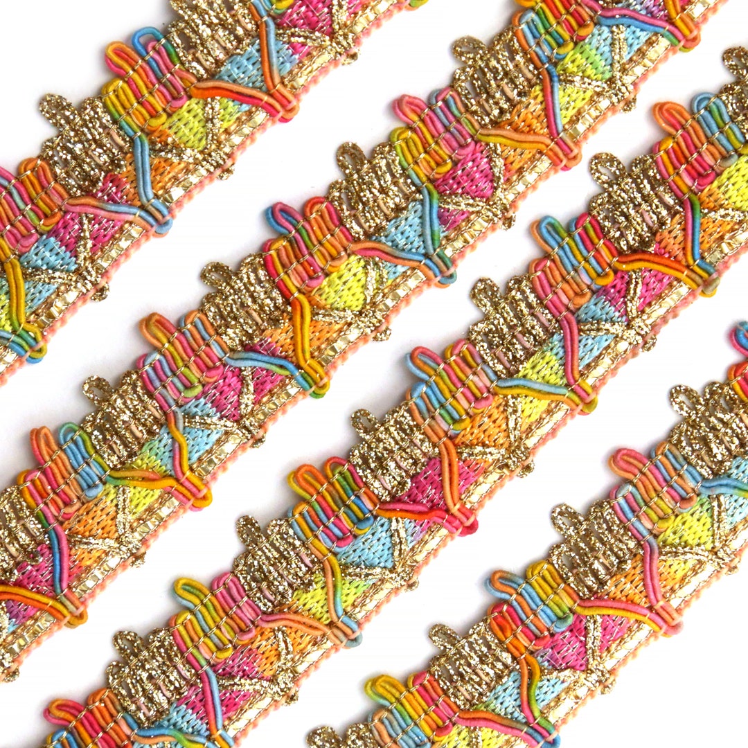 Gota Patti Lace for Dupattas, Sarees, Lehengas, Gararas, and Blouses ...