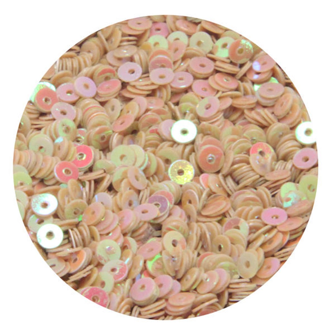 3MM/4MM Jasmine Gold Color Rainbow Finish Sequins-emb388 - Etsy