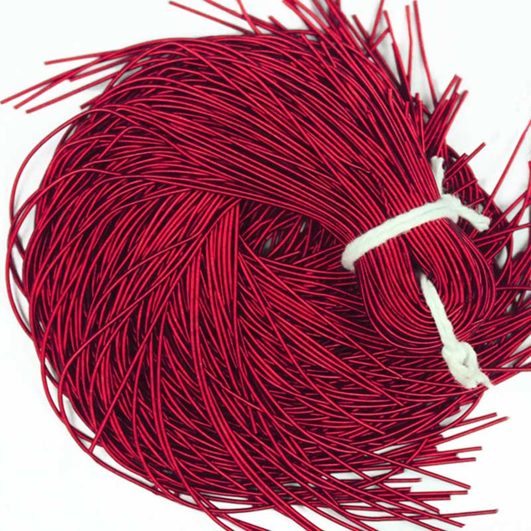 50 Yard/packet, 1MM French Wire in Red Colour Matt Finish (kora ...