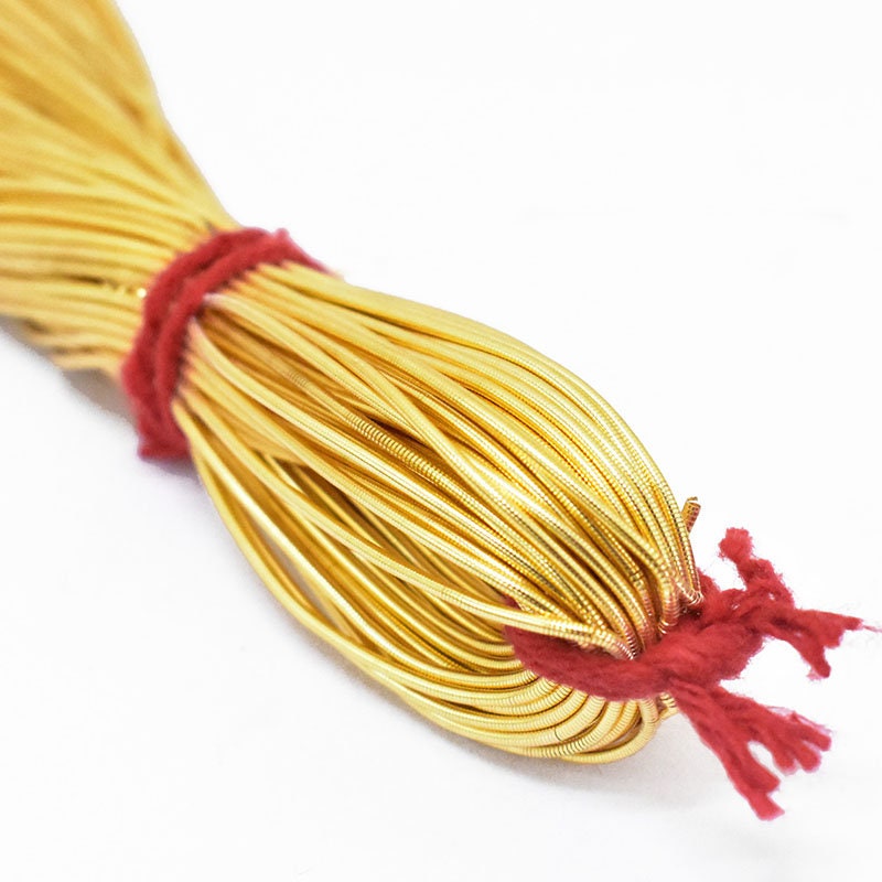 French Bullion Metallic Wire French Smooth Coil Zardosi Copper ...
