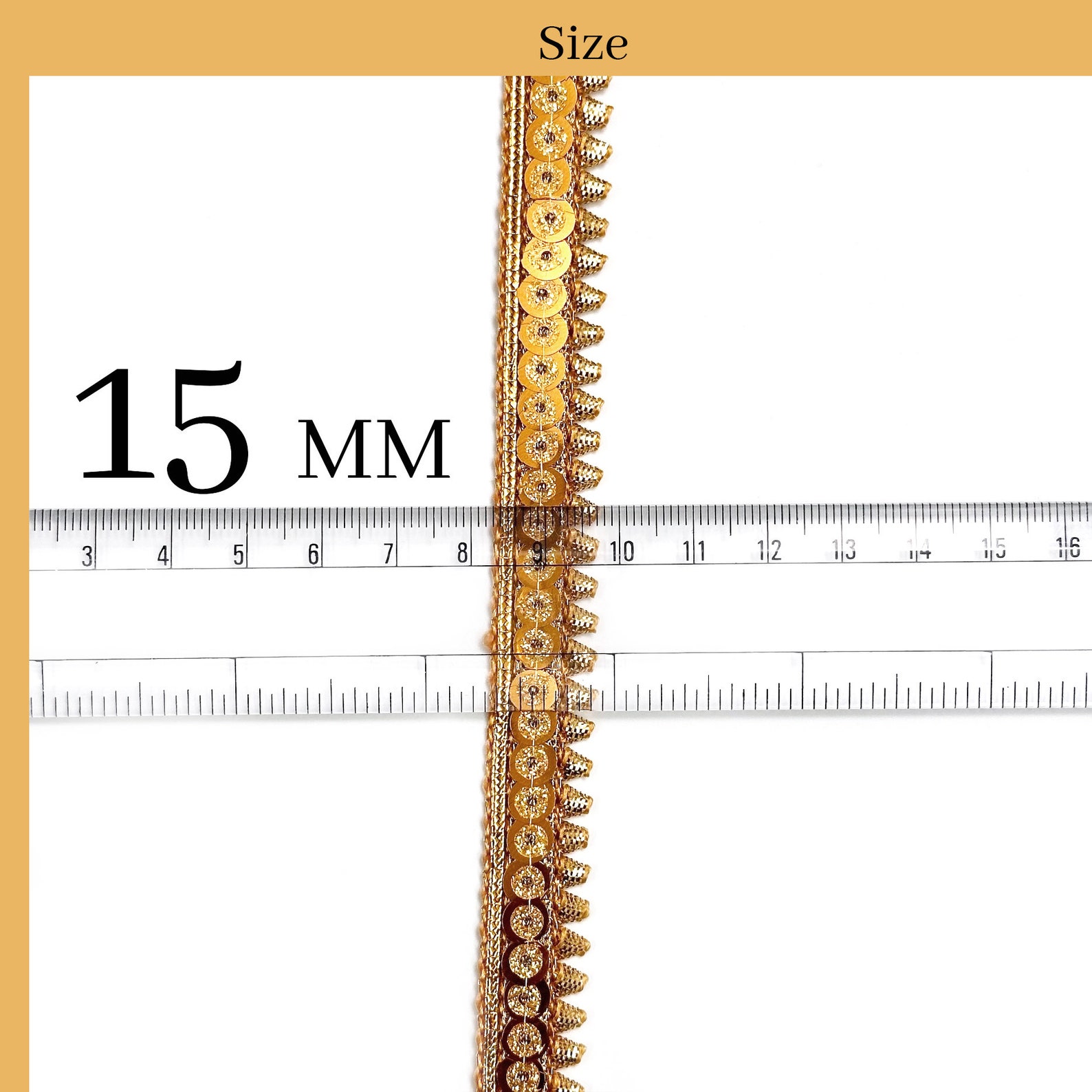 Shiny Sequence Sitara Zari Gota Lace for Sewing, Crafts, Dress, Wedding ...
