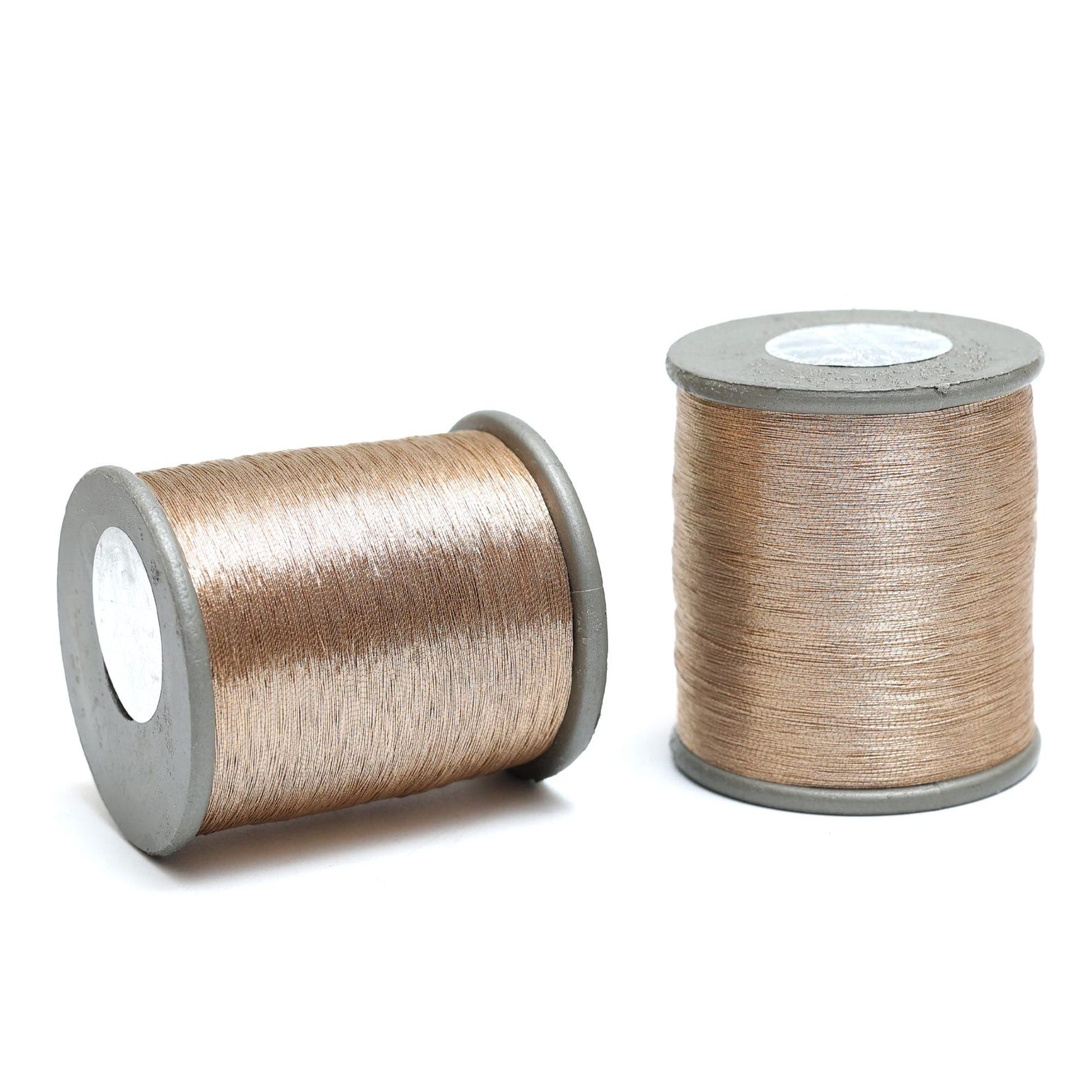 Zari Thread Metallic Floss Yarn Hand Machine Embroidery Artwork Sewing ...