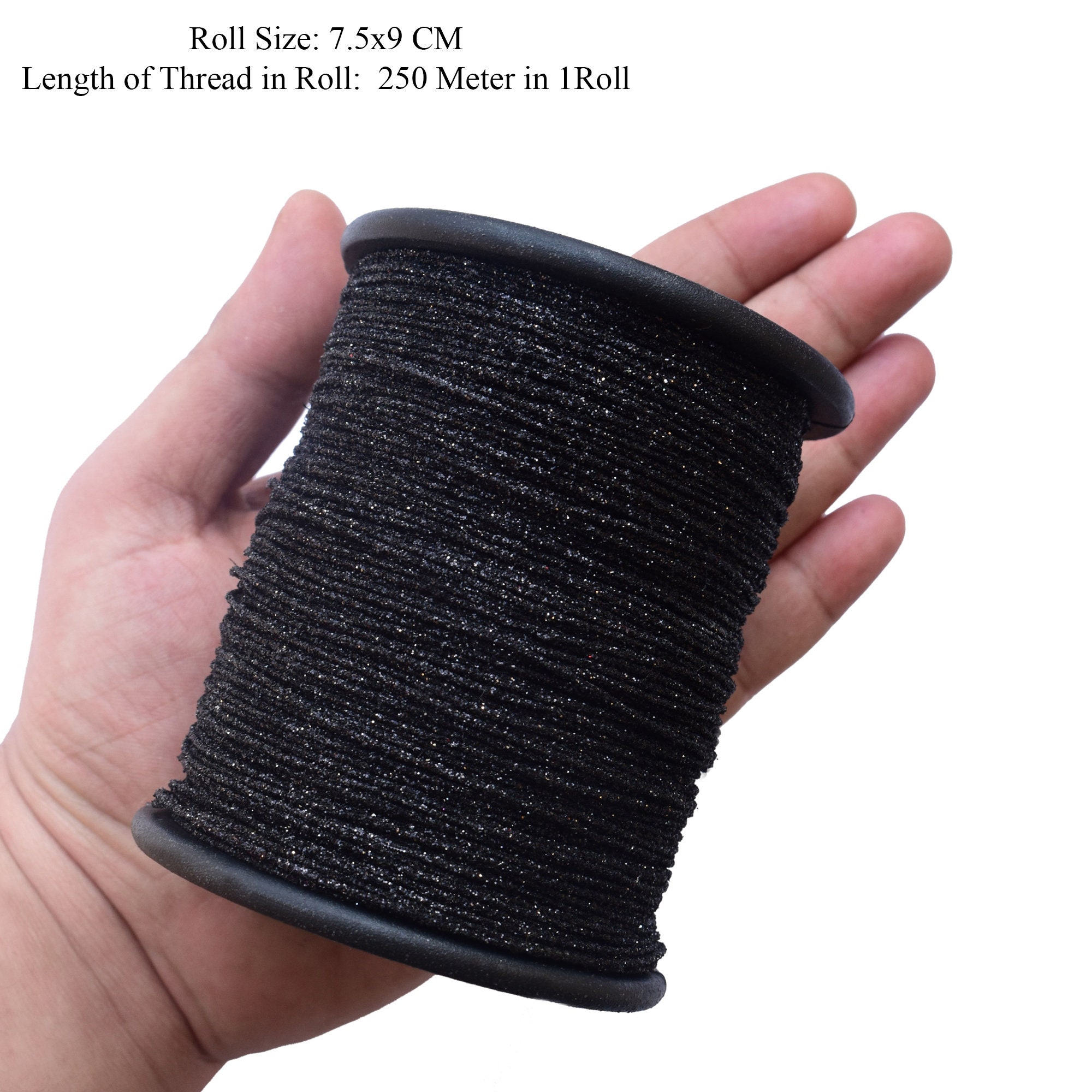 Metallic Glitter Cord Dori Thread Beading Embroidery Braided Non ...