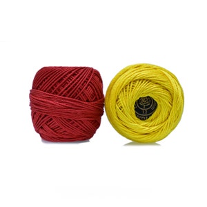 Crochet Cotton Thick Thread Floss Thread Size 12 for Crochet Making ...
