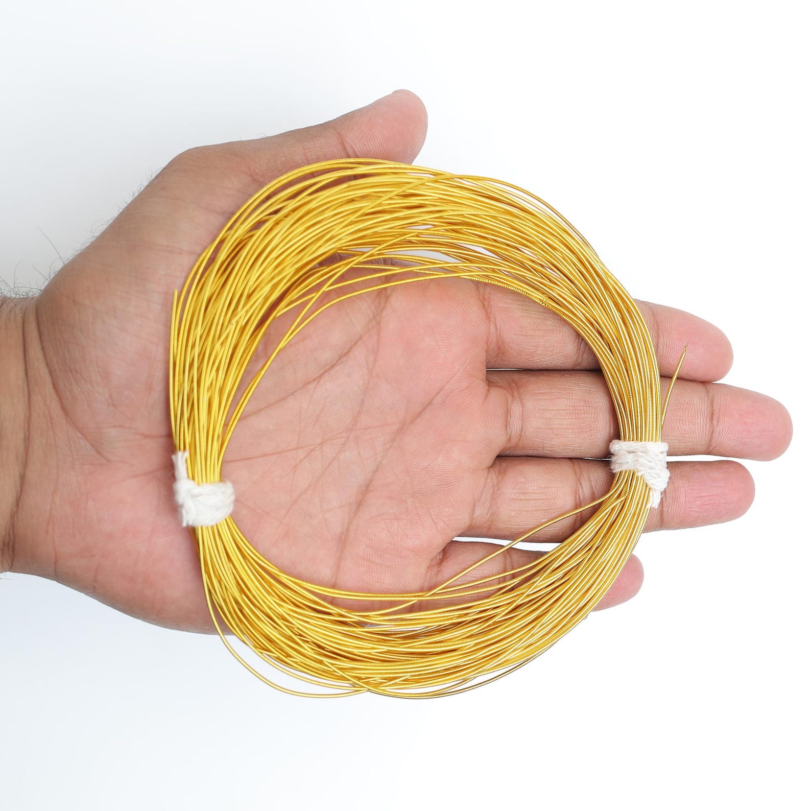 Gimp Jaseron French Stiff Wire ,thin Stiff Wire in Dark Gold Color - Etsy