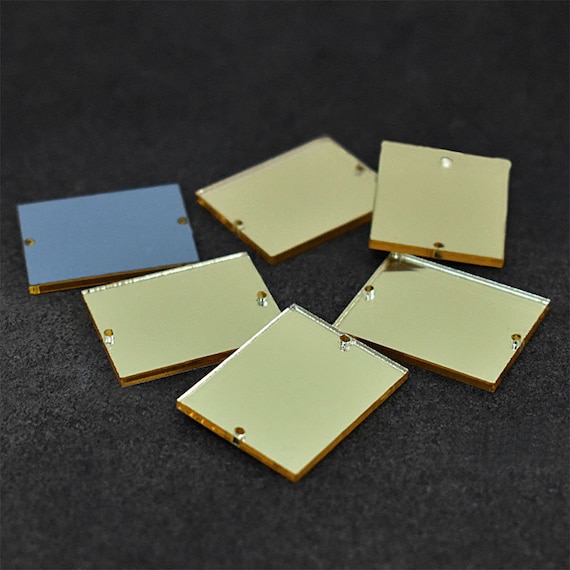 Sew on Acrylic Mirrors in Rectangle Shapelaser Cut Acrylic | Etsy