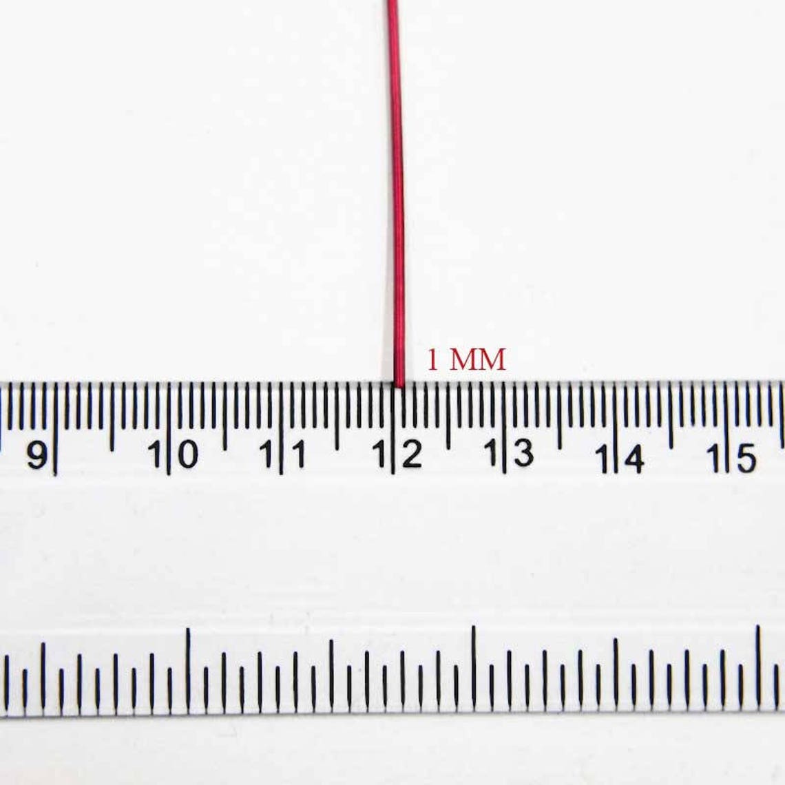 50 Yard/packet, 1MM French Wire in Red Colour Matt Finish (kora ...