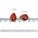 15x20mm Dark Red Color Tear Drop Shape Kundan Stones-embks5419 - Etsy