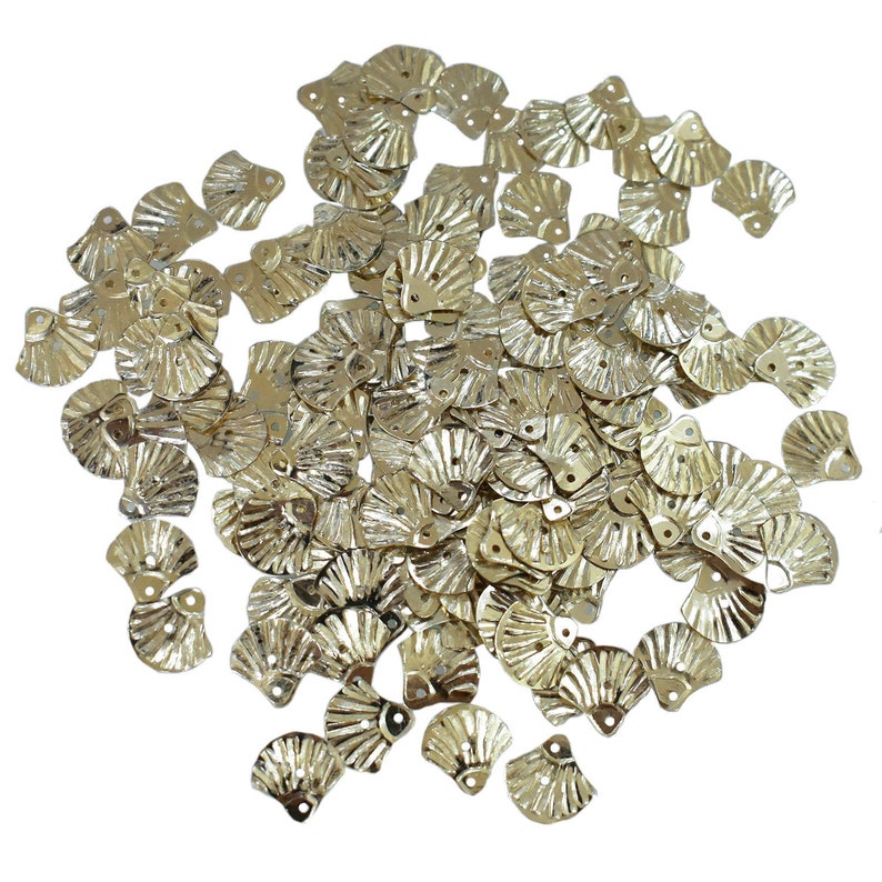 Sequins Seashell Shape Double Hole Sequins Loose Paillettes - Etsy