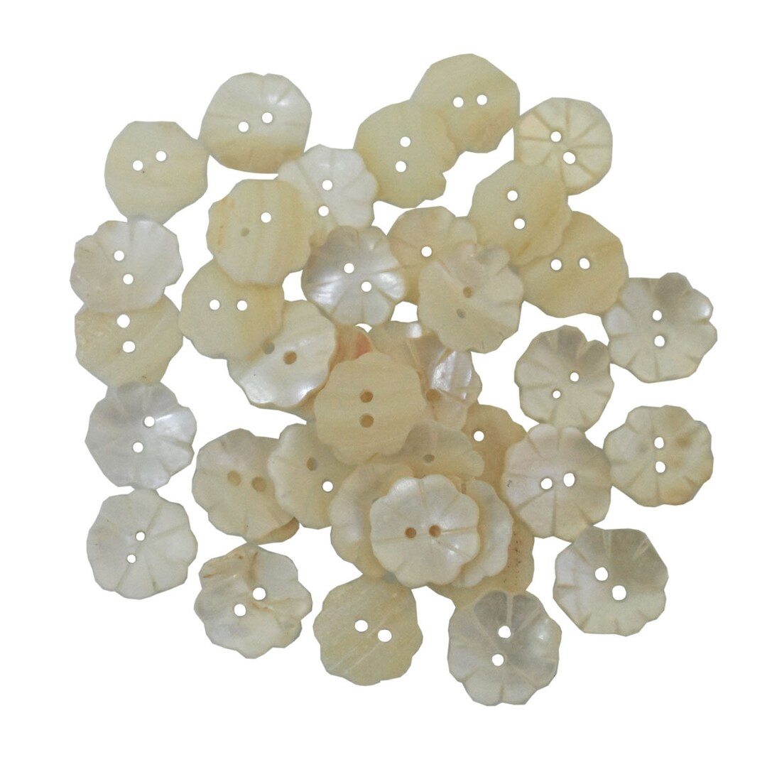 MOP Button Lot Mother of Pearl Buttons Vintage Buttons Craft Buttons ...