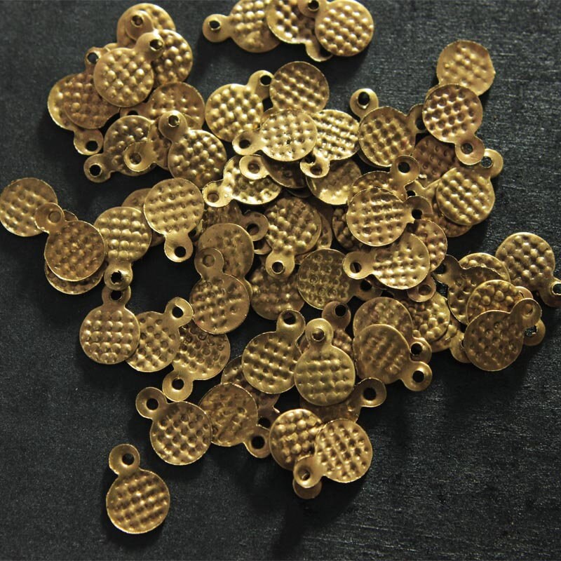 6*9MM Gold Charms/small Pendants/metal Charms/emboosed Metal Charms ...