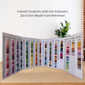 1 Anchor Thread Shade Card/shade Card Chart Book - Etsy