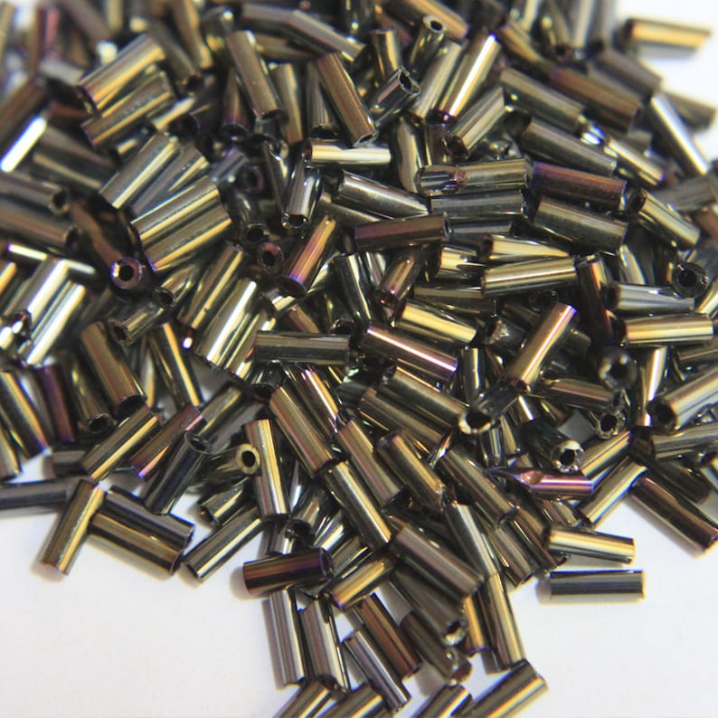 Bugle Beads/nalki Pipes Tube Spacer Glass Beads for Jewelry Making ...