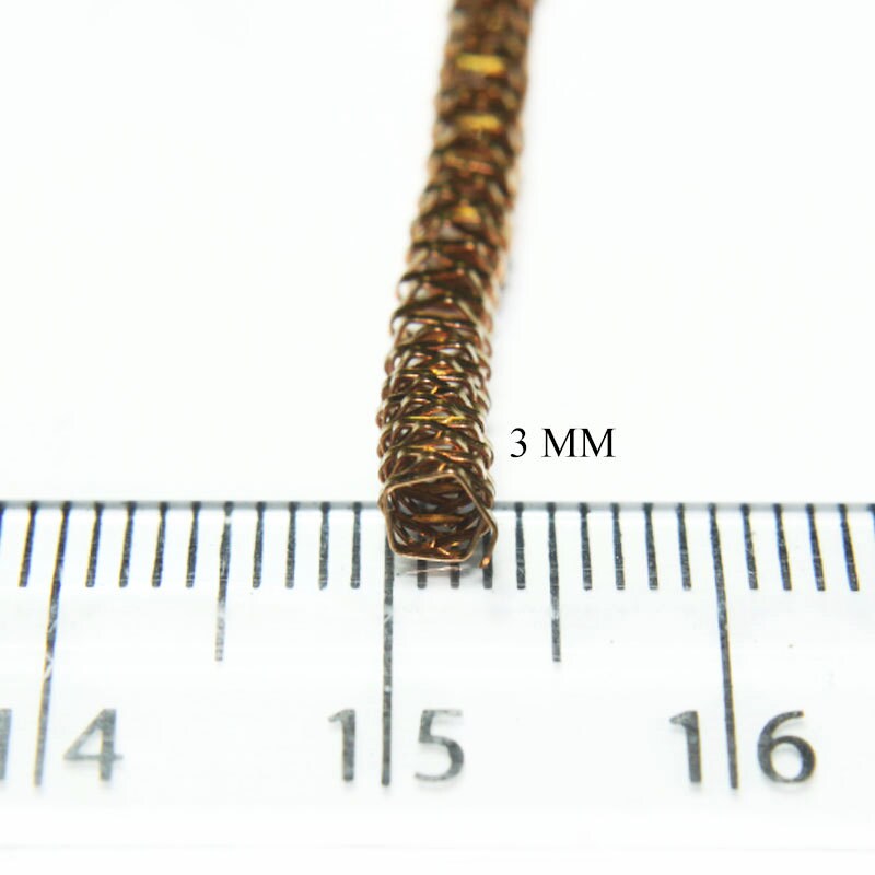 3MM, French Wire/ Metallic Rough Wire/ Bullion Wire in Antique Gold ...