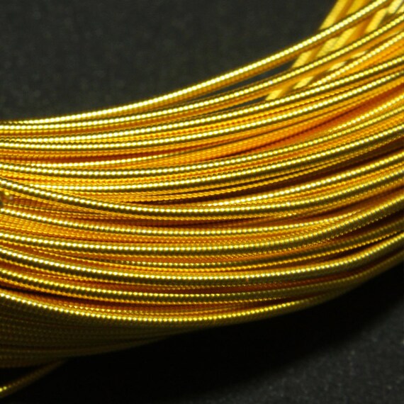 Gimp Jaseron French Stiff Wire thin Stiff Wire in Dark Gold | Etsy