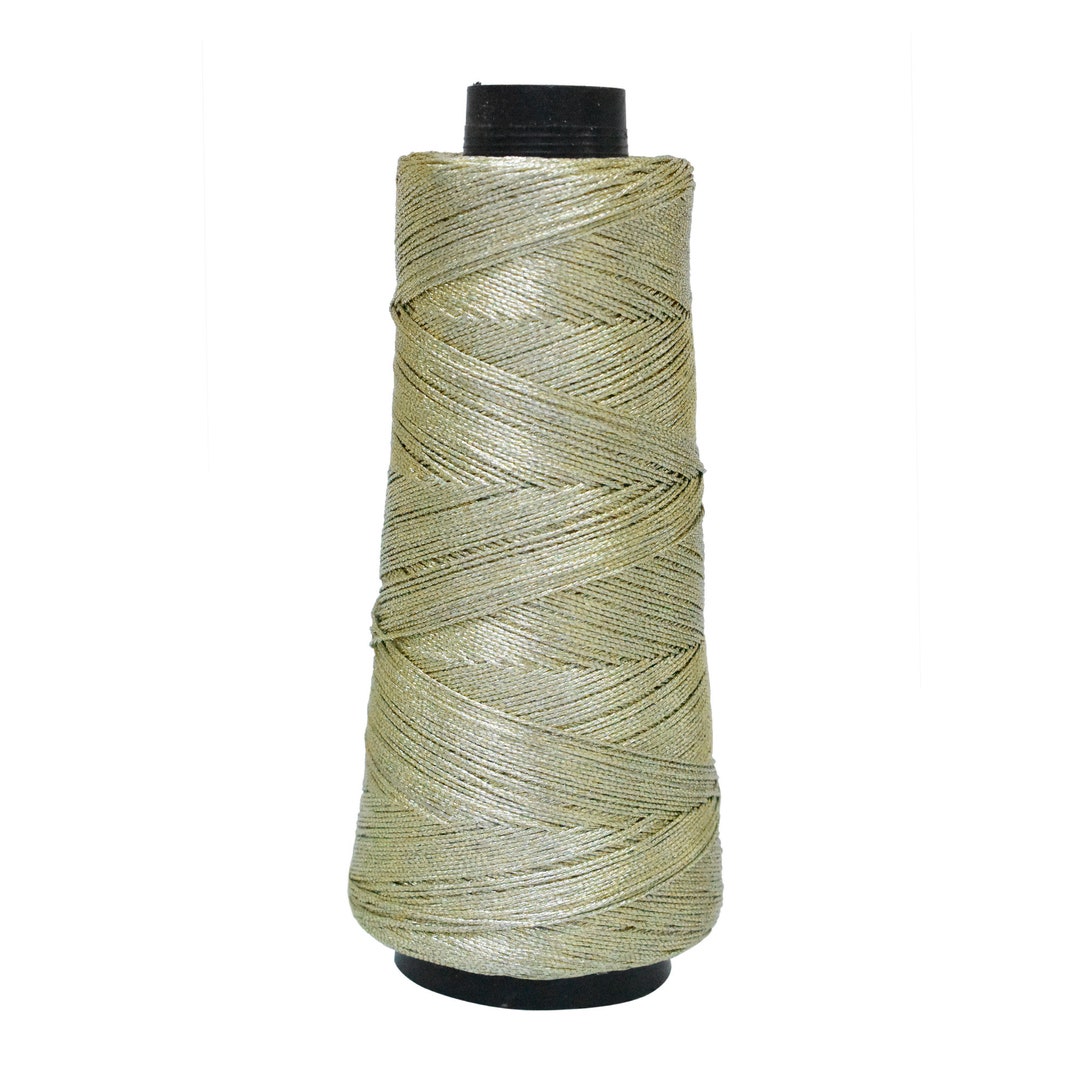 Zari Thread Metallic Floss Yarn Hand Machine Embroidery Artwork Sewing ...