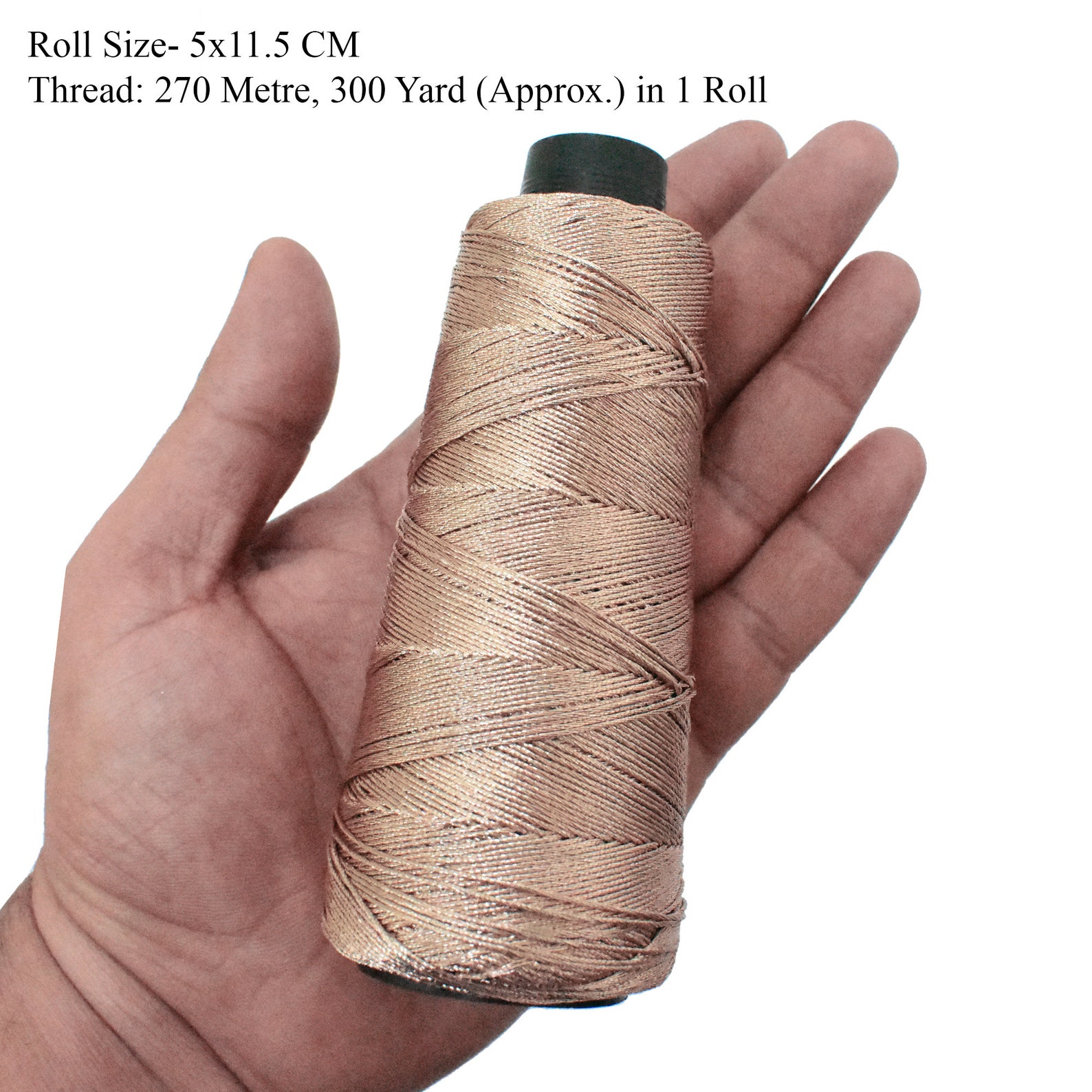 Zari Thread Metallic Floss Yarn Hand Machine Embroidery - Etsy