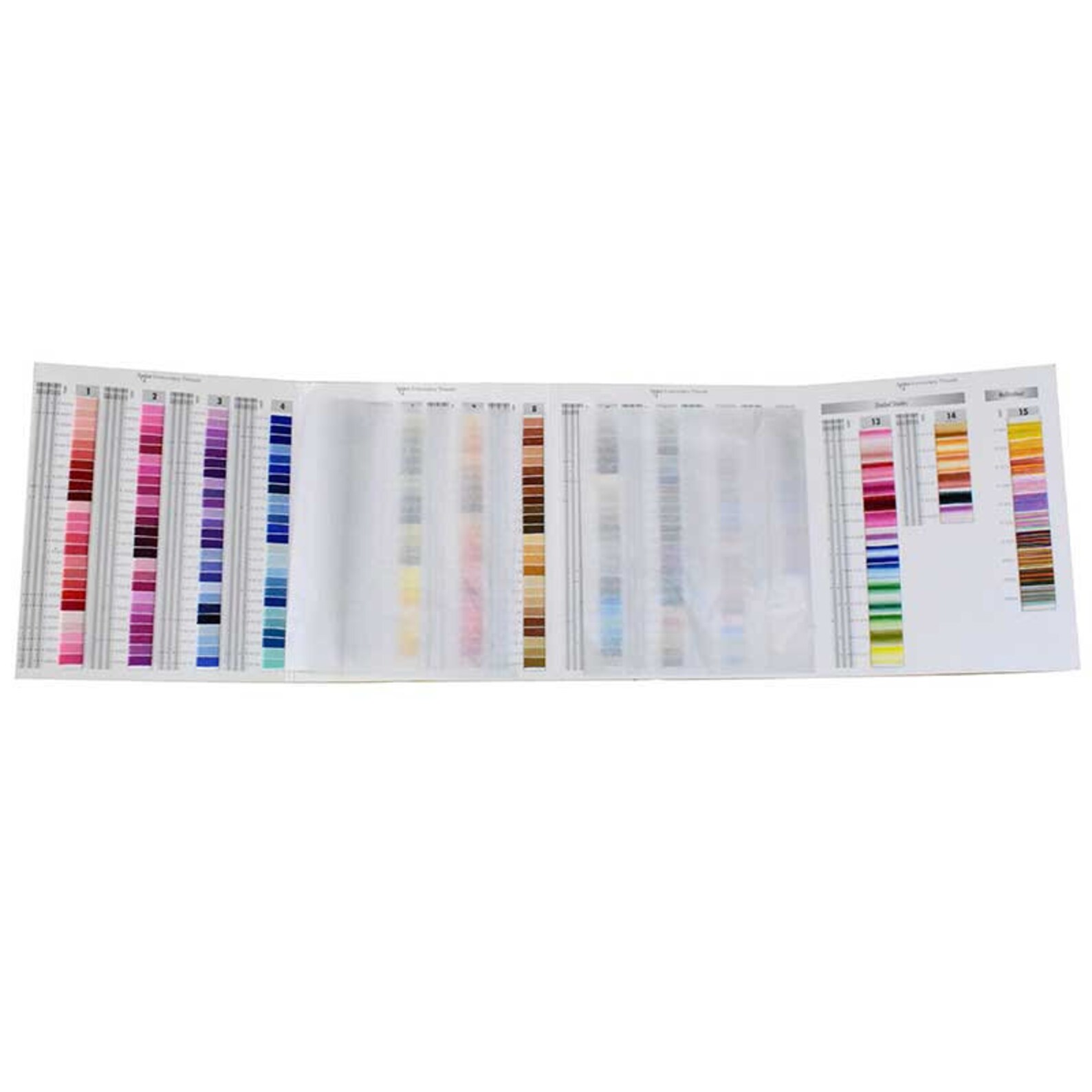 1 Anchor Thread Shade Card/shade Card Chart Book | Etsy