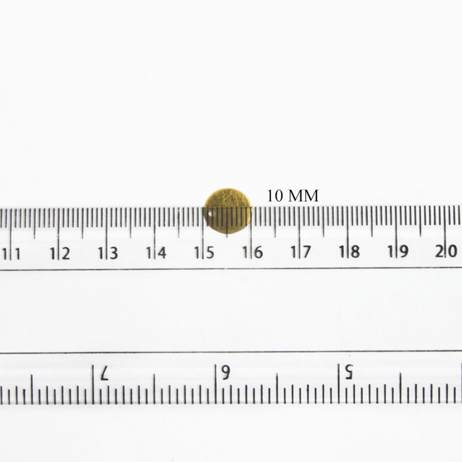 10MM Gold Charms/small Pendants/metal Charms/round Metal | Etsy