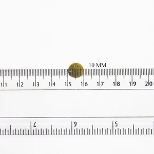 10MM Gold Charms/small Pendants/metal Charms/round Metal Charms/brass ...