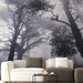 Foggy Forest Wallpaper Decal - Landscape Tree Wall Paper Mural Self ...
