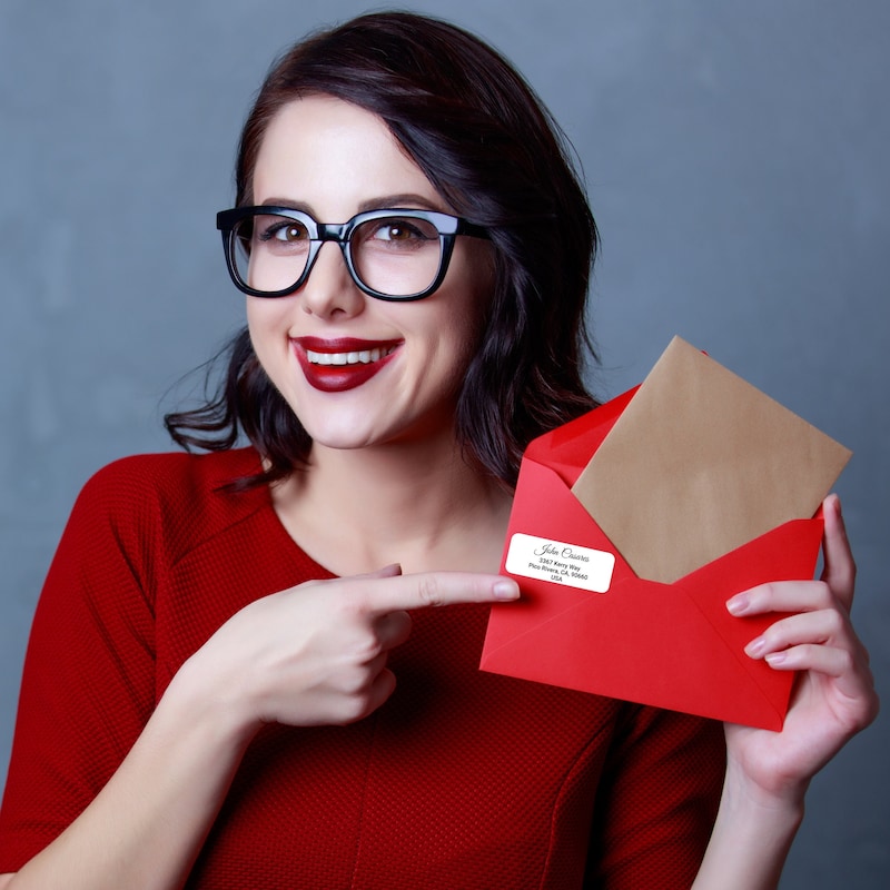 Personalized Self Adhesive Address Labels - Etsy