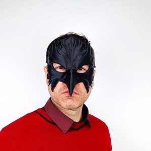 3D Printed Raven Mask | Gothic Bird Warrior Mask | Plague Doctor ...