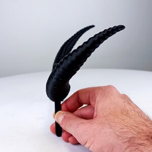 Subtle Demon Horns | 3D Printed Gothic Cosplay Horns | Fantasy Costume ...