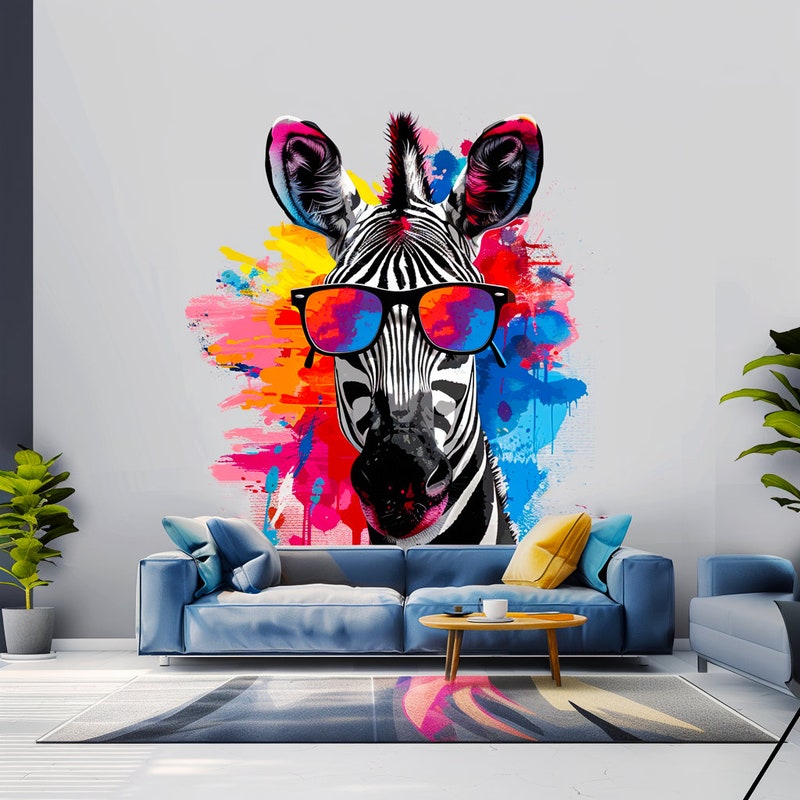 Zebra Decal - Etsy