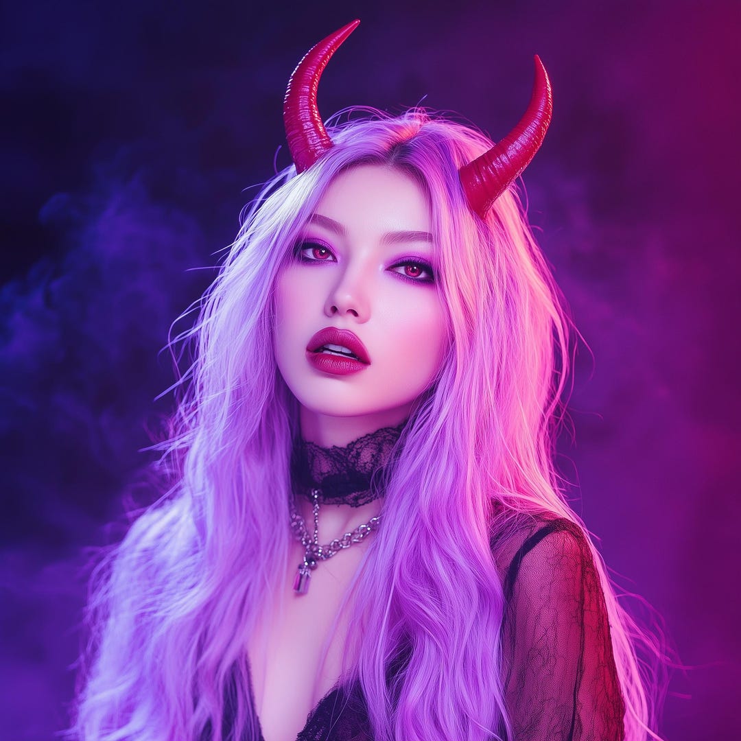 Demon Horns | 3D Printed Devil Horns | Cosplay Gothic Horns | Halloween ...