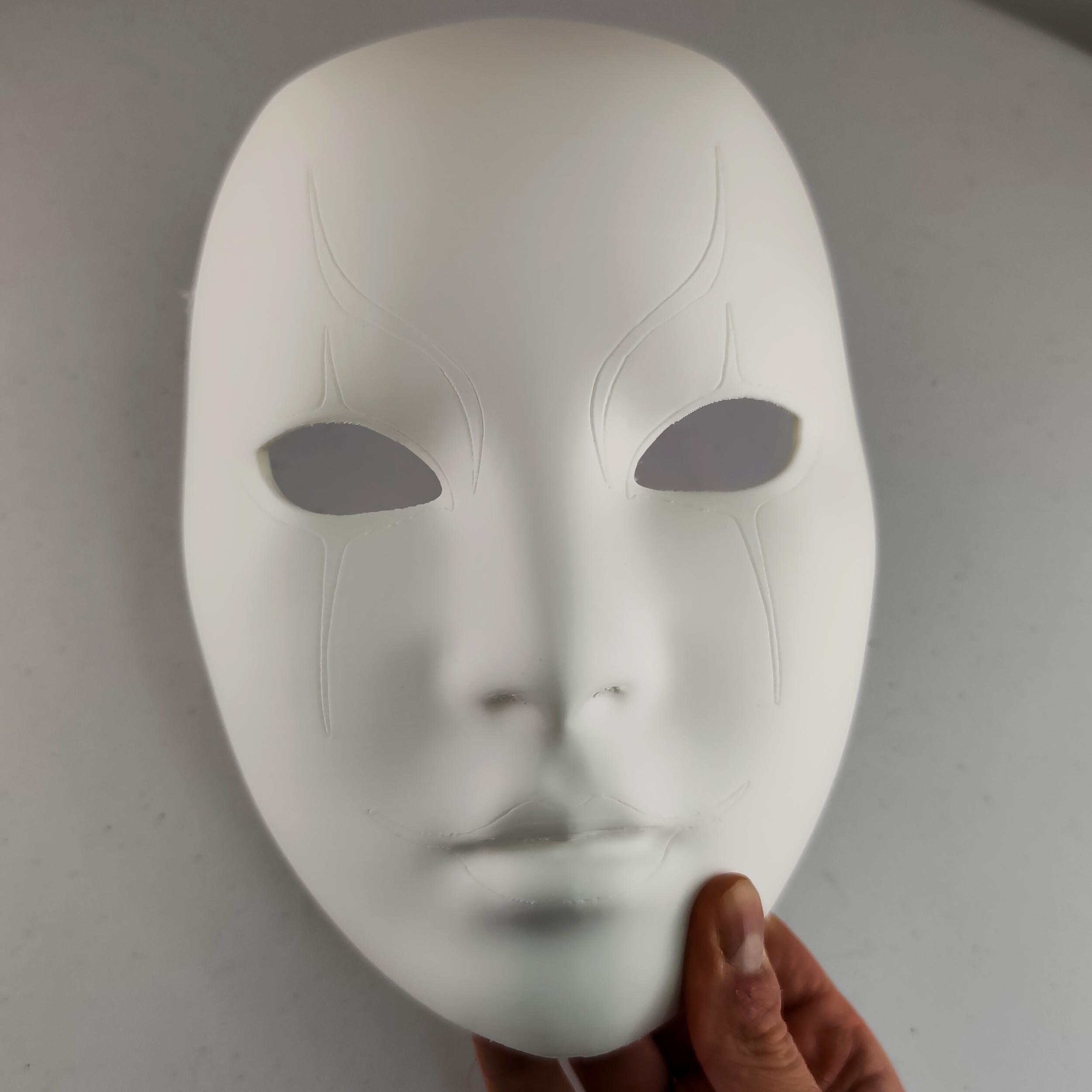 Japanese Ghost Mask | Horror Cosplay Masks | 3D Printed Theater Gothic ...