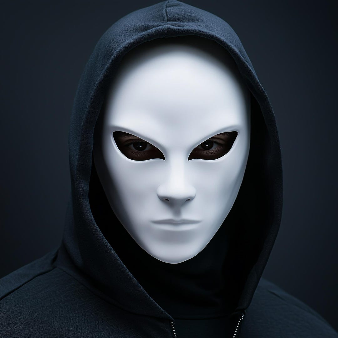 Anonymous Cosplay Mask | Stealth Assassin Sci-fi Villain Mask ...