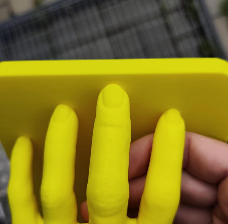 Hand Wall Shelf | 3D Printed Floating Shelf | Surreal Art Shelf ...
