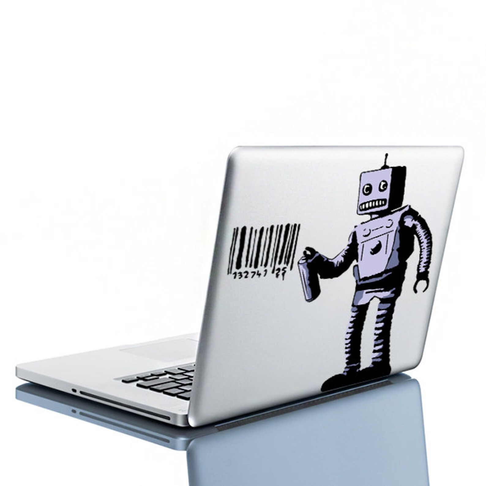 Banksy Barcode Robot Wall Vinyl Sticker Street Art Graffiti - Etsy