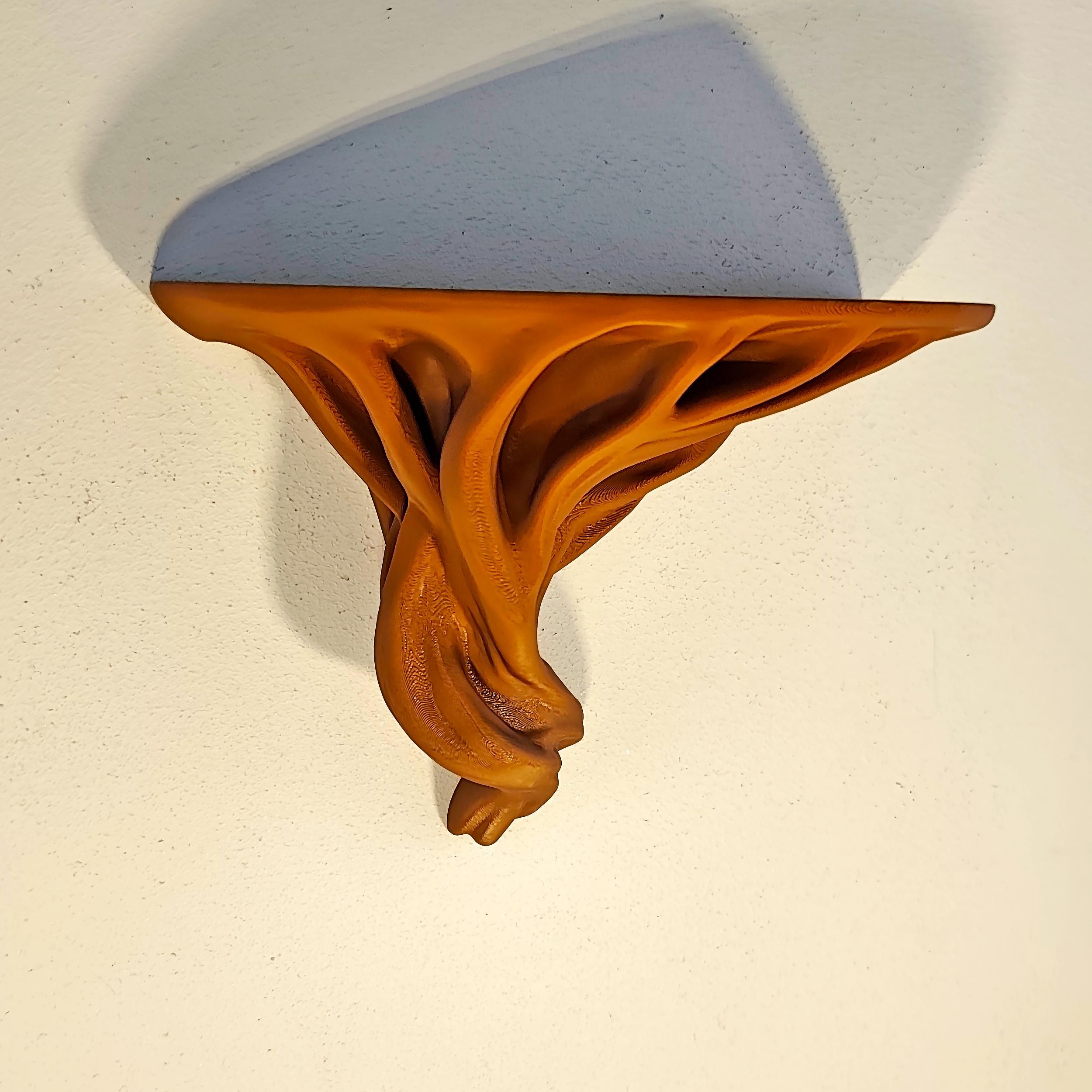 Tree Root Wall Shelf | Organic 3D Printed Floating Shelf | Boho Wall ...