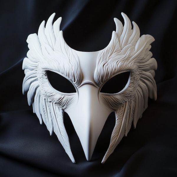Feather Mask - Etsy