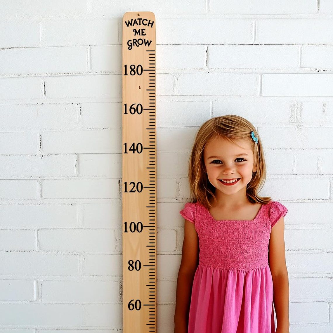 Vinyl Growth Chart Decal in Centimeters With 27 White Arrow Stickers ...