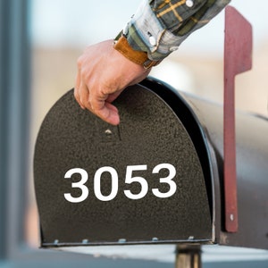 Personalized Reflective Mailbox Decal - Custom Reflector House Address ...