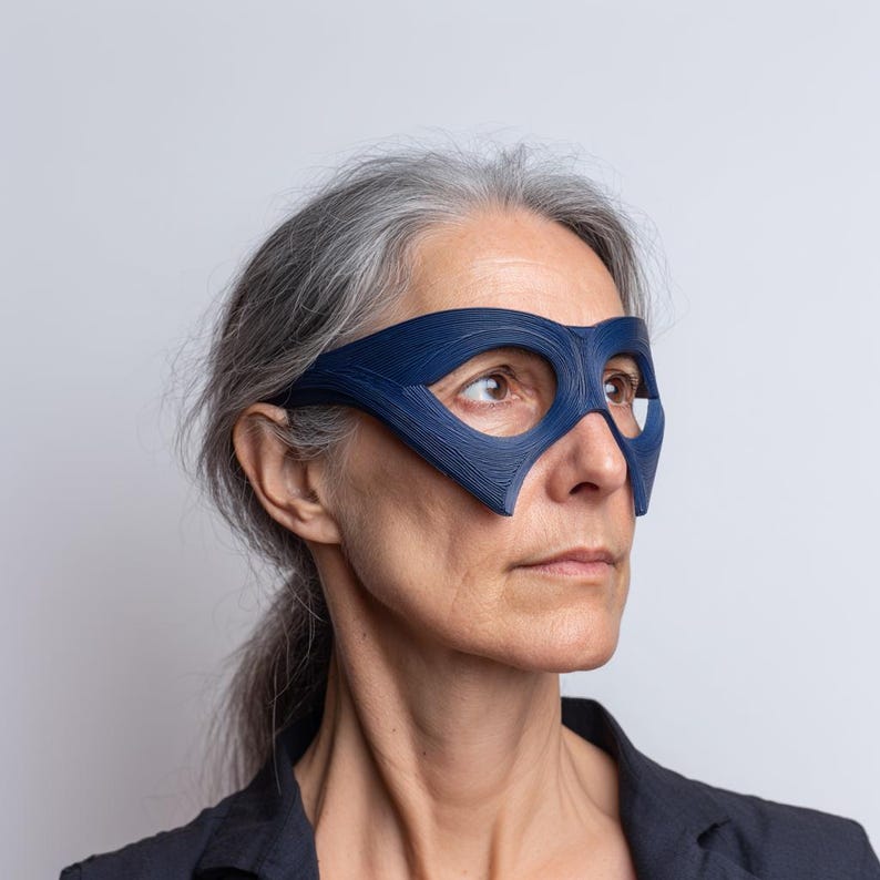 Avant Garde Mask Glasses | 3D Printed Futuristic Eye Mask for Cosplay ...