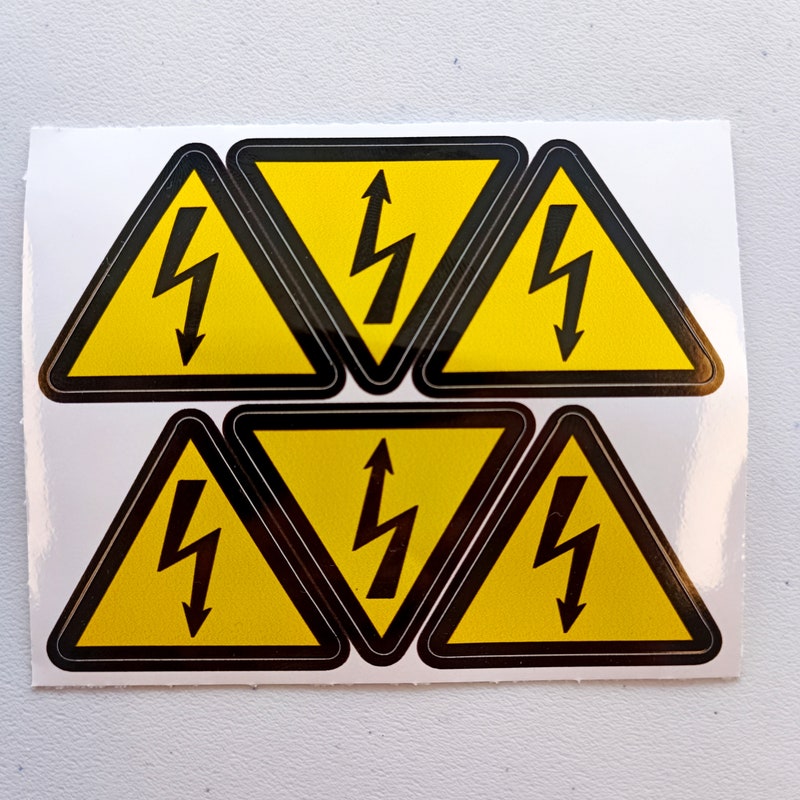 Hazard Warning Decals - Etsy