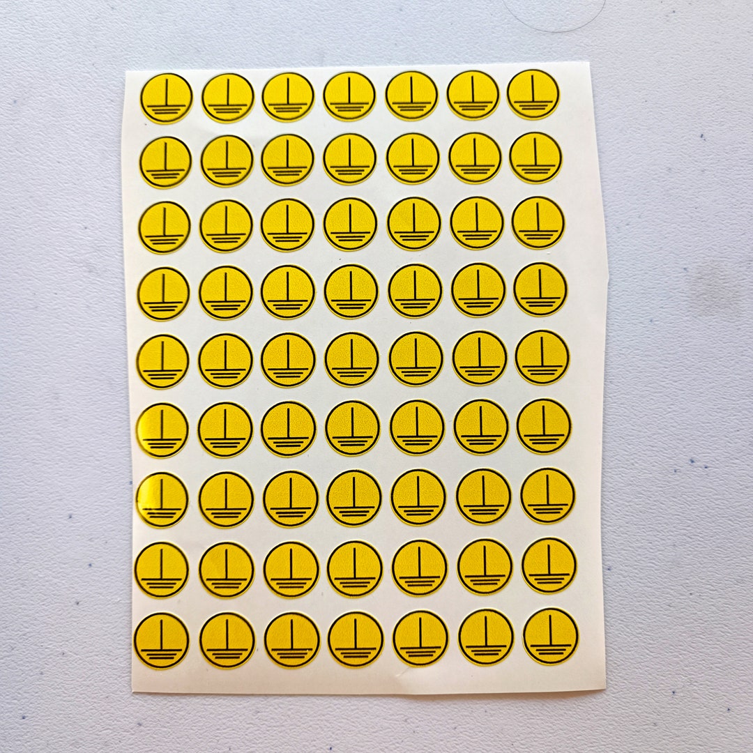 High Voltage Electrical Shock Hazard Stickers - Pack of 6 Yellow ...